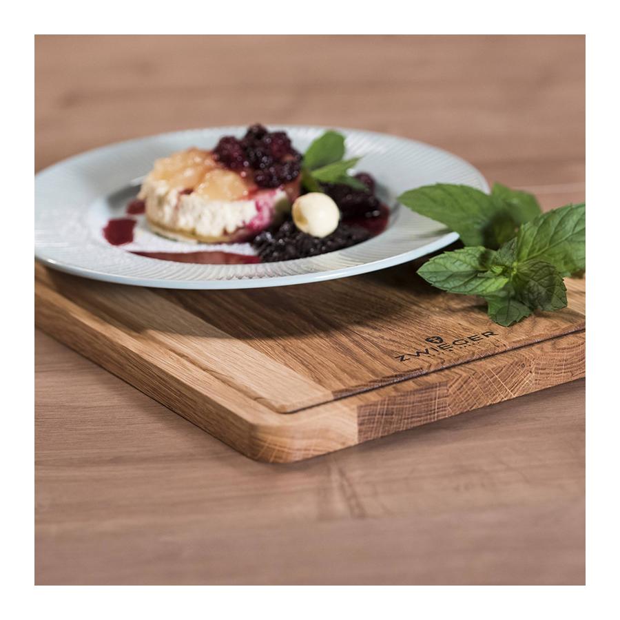 Deska dębowa prostokątna ZWIEGER 40 cm | Prymus AGD